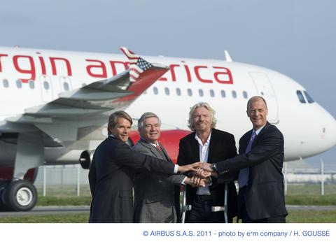 Virgin America A320-200 (Announcement) TLS (Airbus)(LR) | World Airline ...