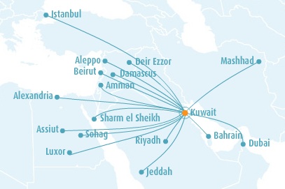Jazeera Route Map | World Airline News
