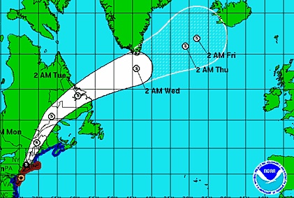 Hurricane Irene Path | World Airline News