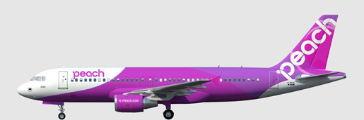 Peach A320-200 (11)(Grd)(Peach)(LR) | World Airline News