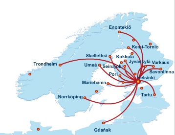Finncomm Airlines (Finnish Commuter Airlines) becomes Flybe Nordic ...
