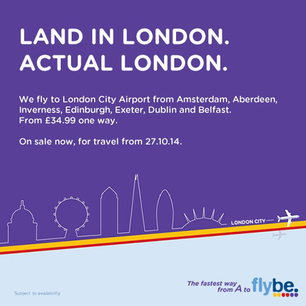 Flybe launches seven routes from London’s City Airport, is in talks ...