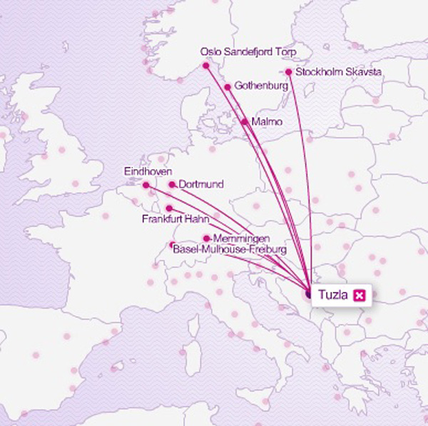 Wizz Air to establish its 19th base at Tuzla in Bosna-Herzegovina ...
