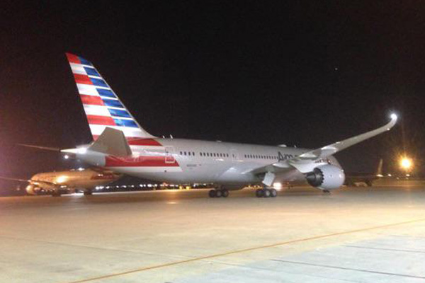 American Airlines takes delivery of its first Boeing 787 Dreamliner ...
