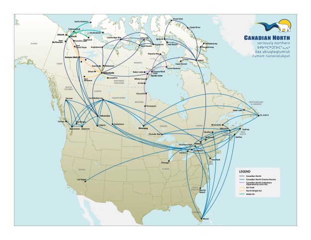 The new Canadian North and First Air codeshare agreement starts on July ...