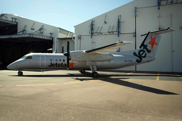 Jetstar Airways has the first Bombardier Q300 for regional services in ...