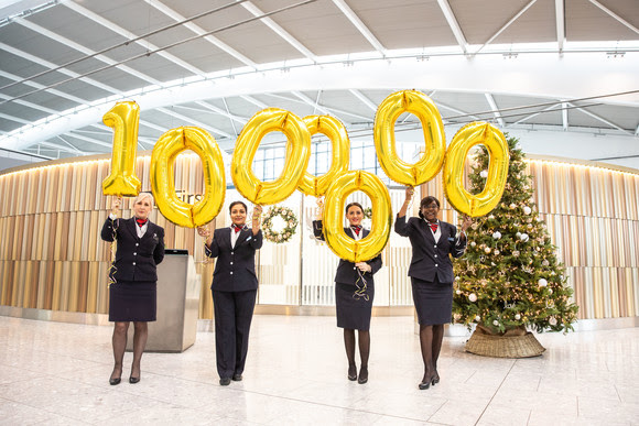 British Airways celebrates a milestone at the First Wing at Heathrow ...