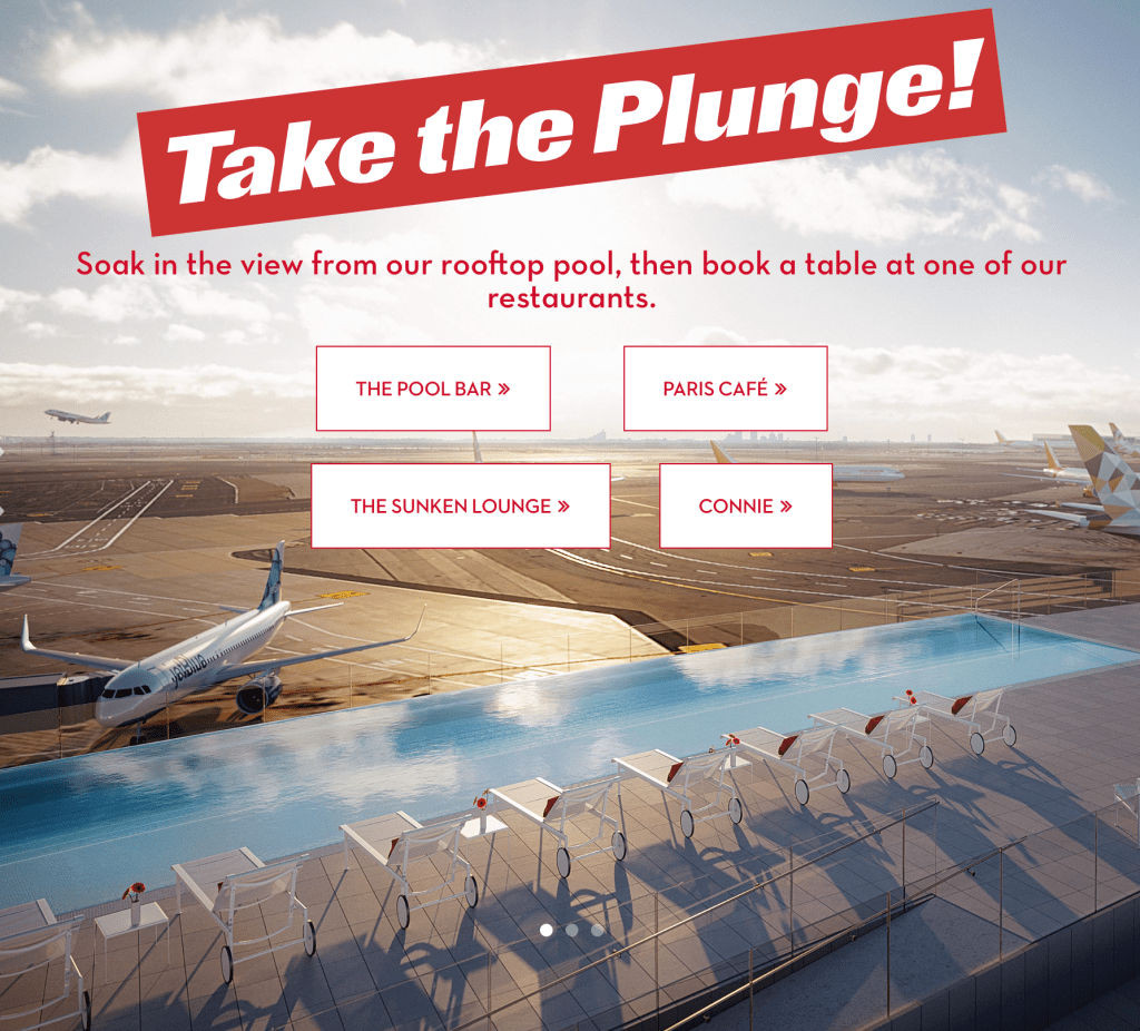 Calling all plane spotters – a new rooftop infinity pool at JFK’s new ...