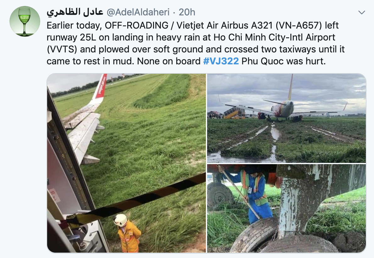 Vietjet announces 5 new Thai domestic routes, VN-A657 skids off the ...