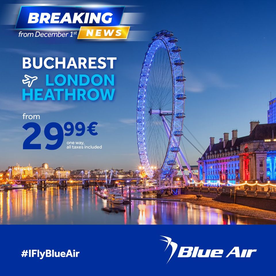 Blue Air is coming to London Heathrow | World Airline News