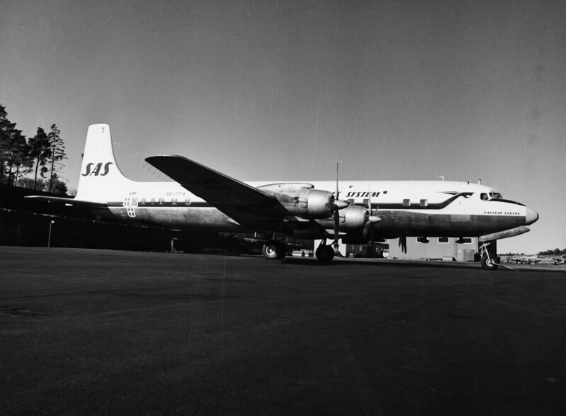 SAS DC-7C SE-CCA | World Airline News