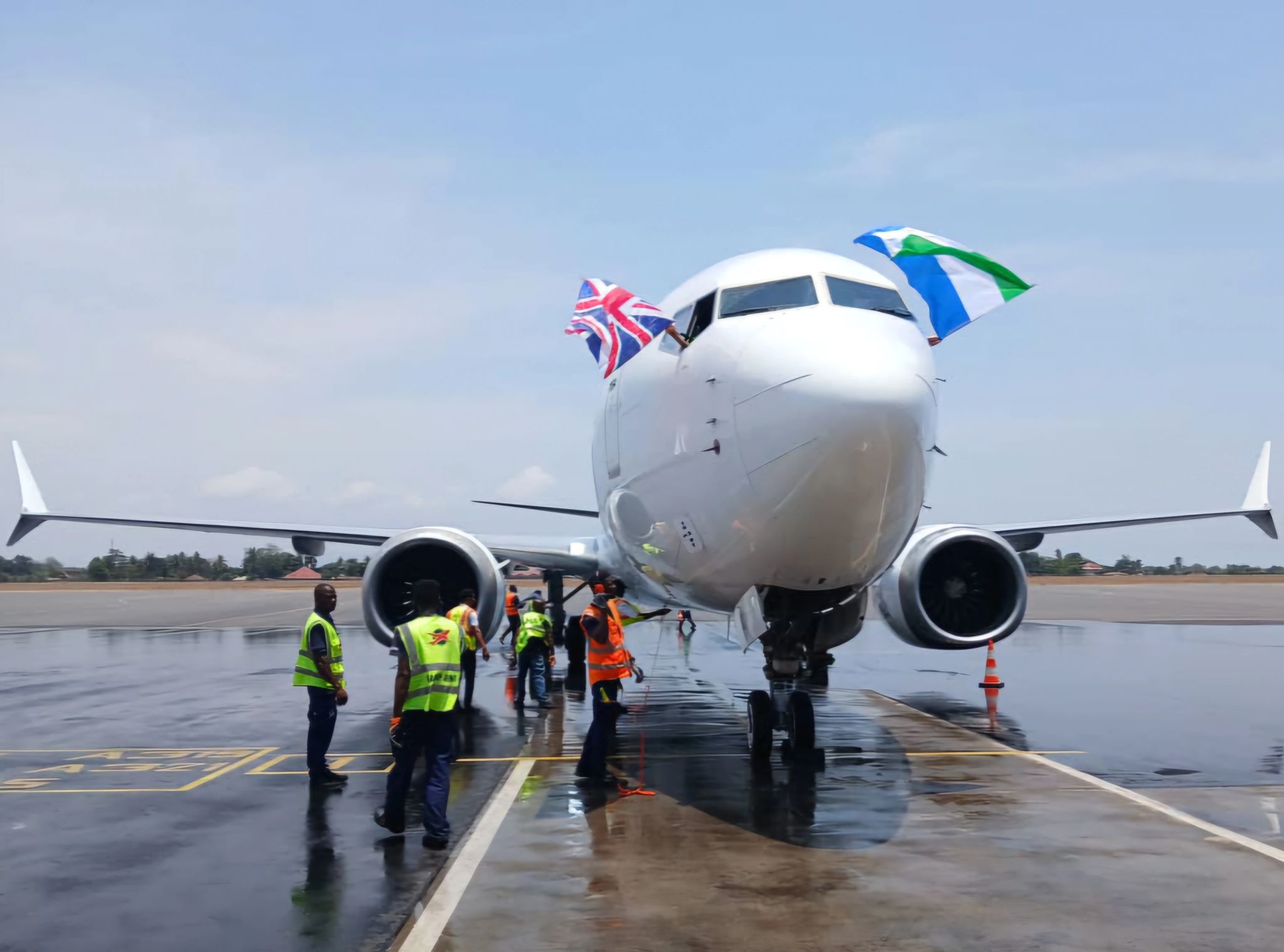 Ascend Airways makes history with first direct flight between UK and ...